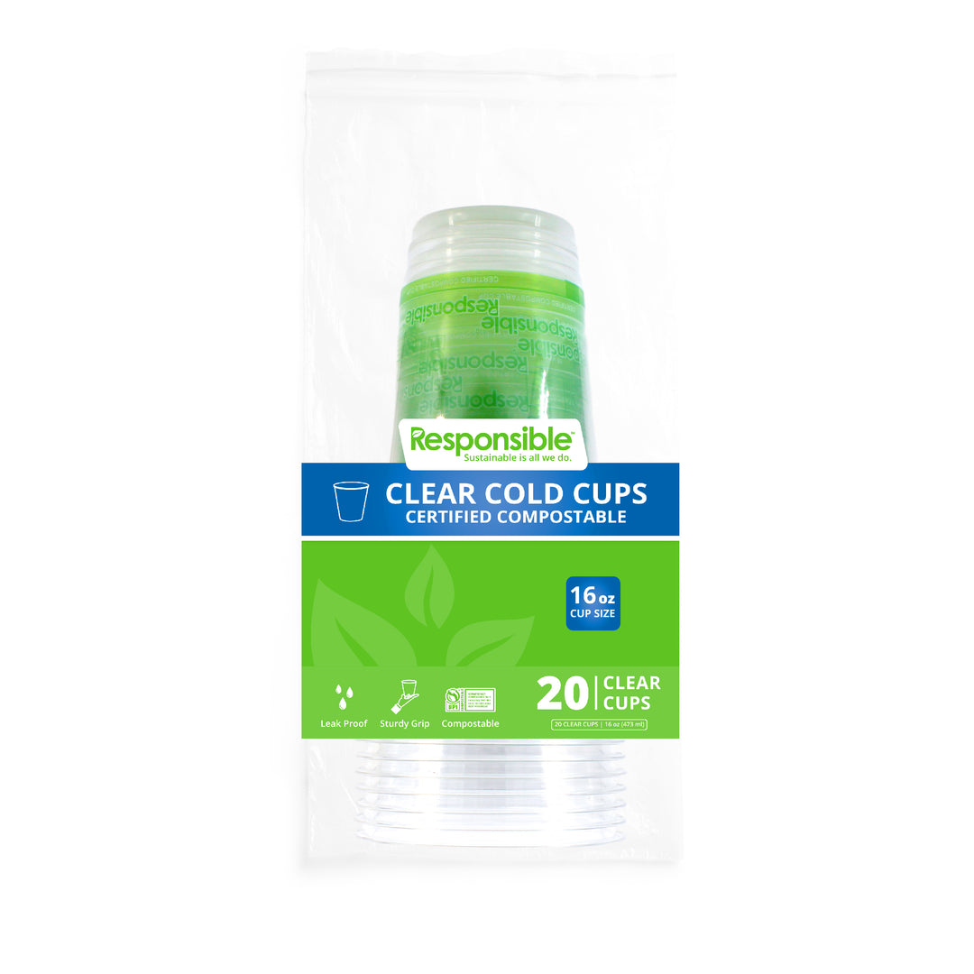Retail Compostable Hot Cups and Cold Cups – Responsible Products