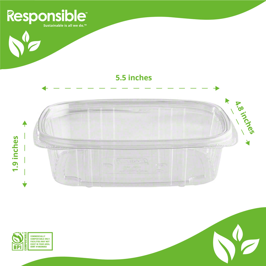 Clear Rectangle Deli Containers – Responsible Products