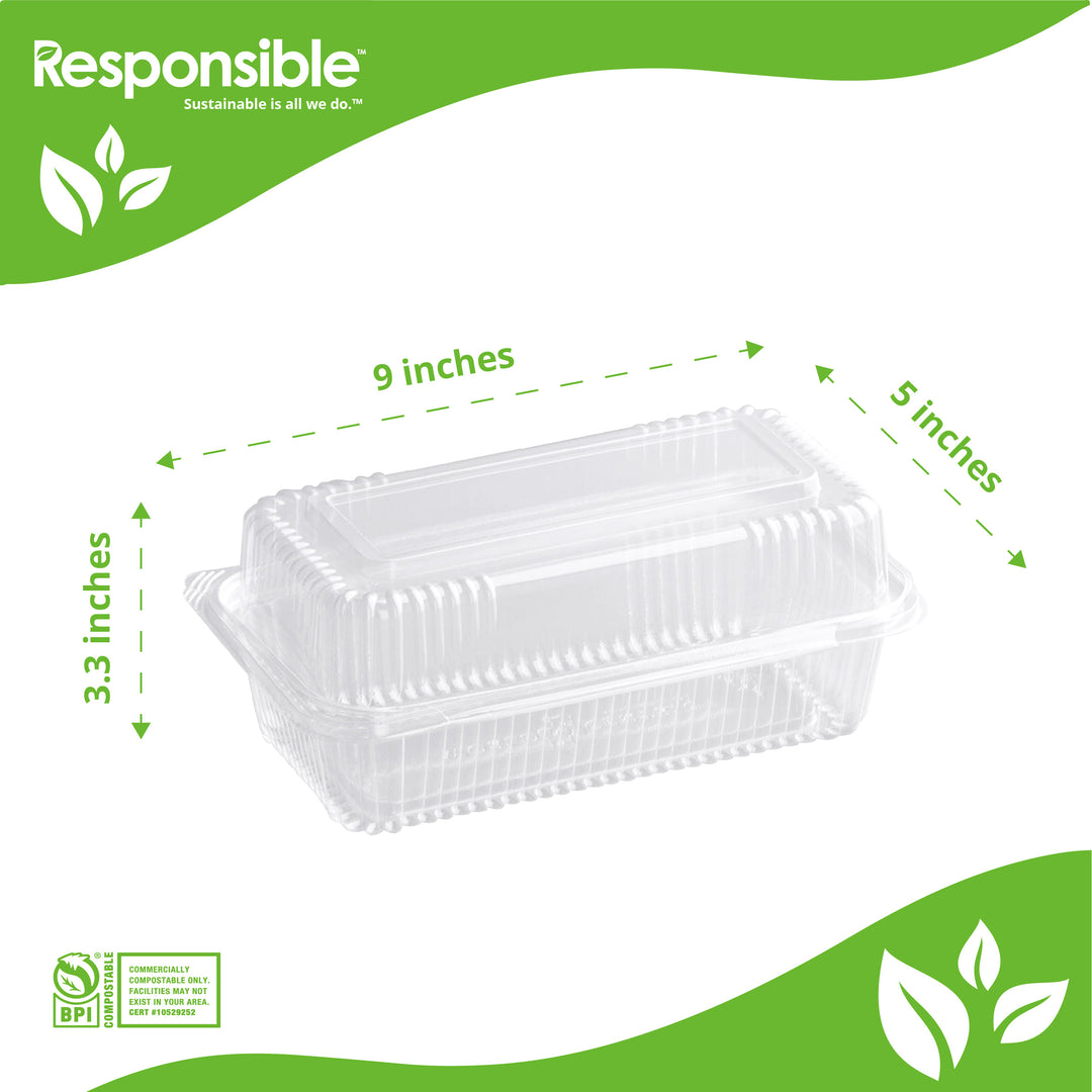 Clear Hinged Containers – Responsible Products