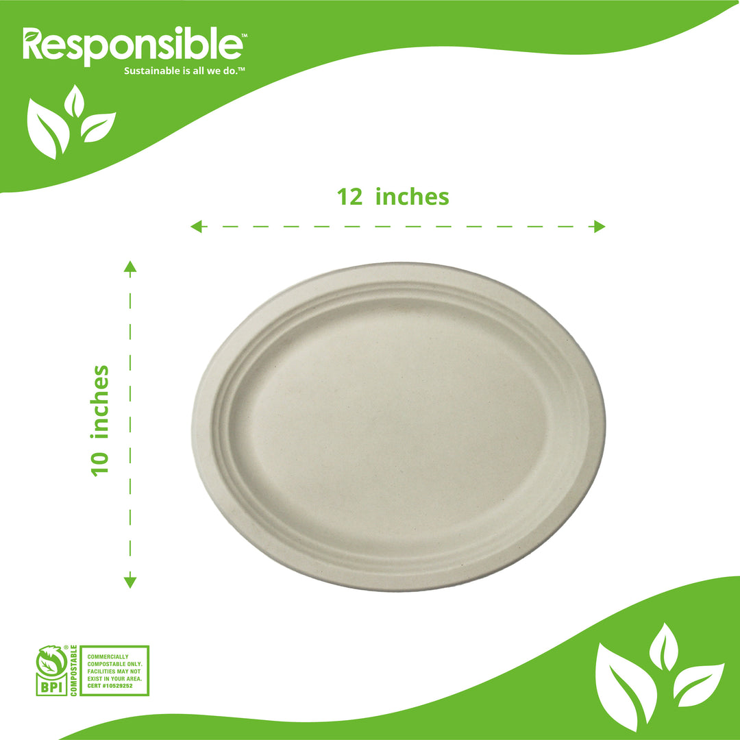 Molded Fiber Plates – Responsible Products